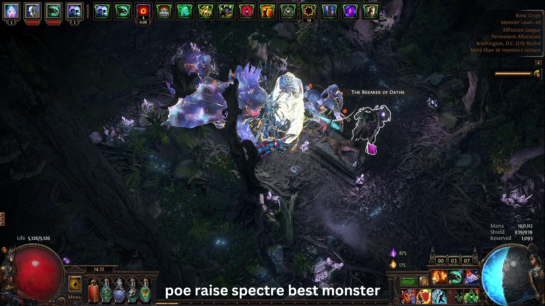 Poe Raise Spectre: Best Monster - A Comprehensive Guide - masan.co.uk
